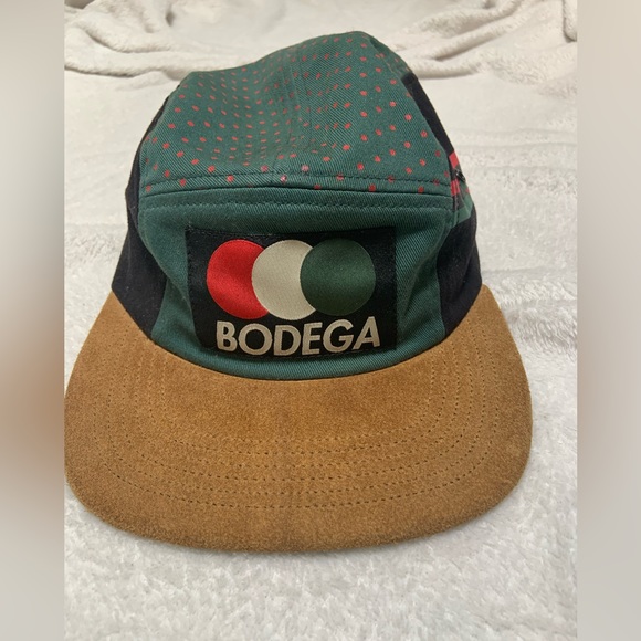 Accessories | Bodega Circles Green And Black 5 Panel Cap | Poshmark